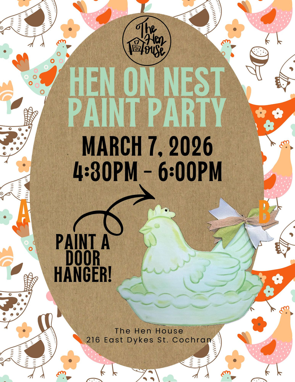Ain't No Party Like A Hen House Party! – The Hen House - DIY Workshop